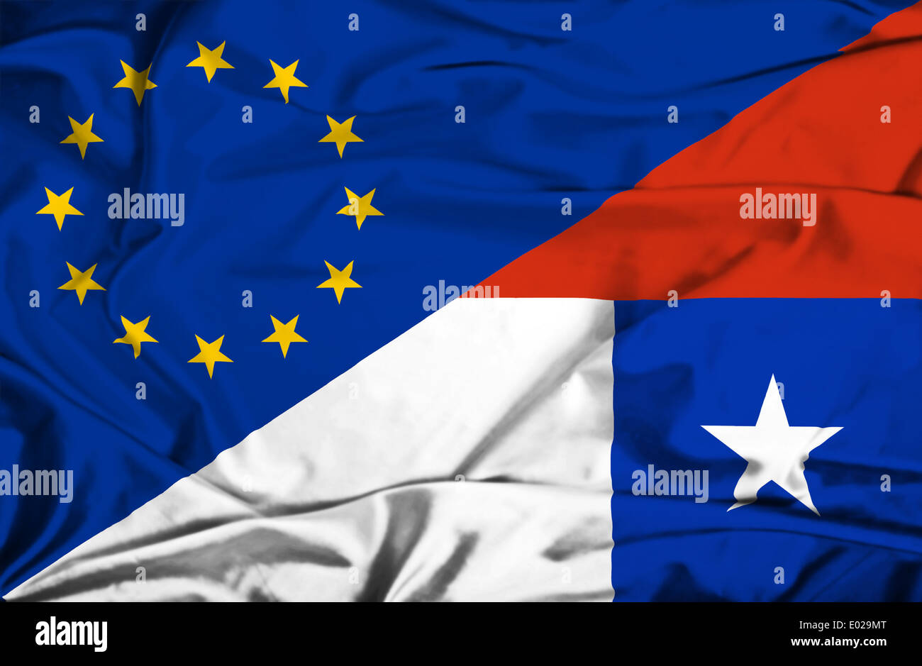 Bandiera cile dell'unione europea immagini e fotografie stock ad alta ...