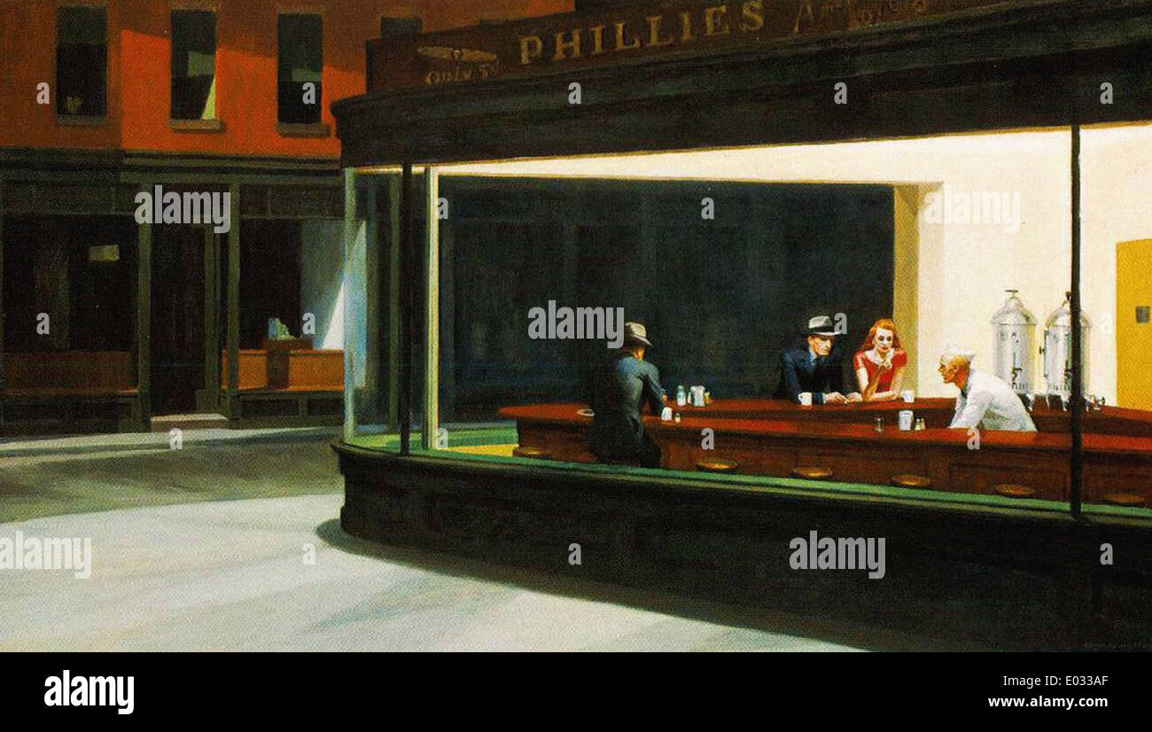 Edward hopper nighthawks immagini e fotografie stock ad alta ...
