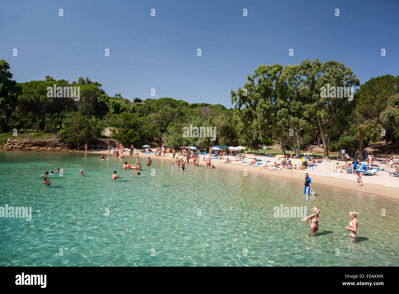 Cala Capra Beach, Capo D Orso, Sardegna Foto stock - Alamy
