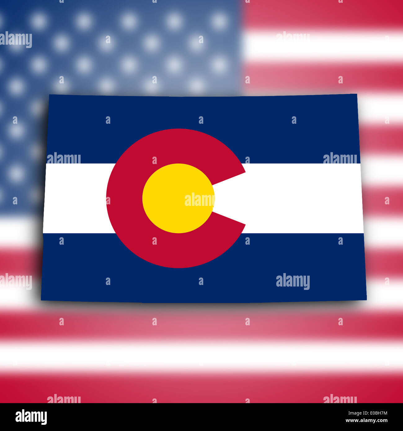 Mappa dello stato del colorado immagini e fotografie stock ad alta ...