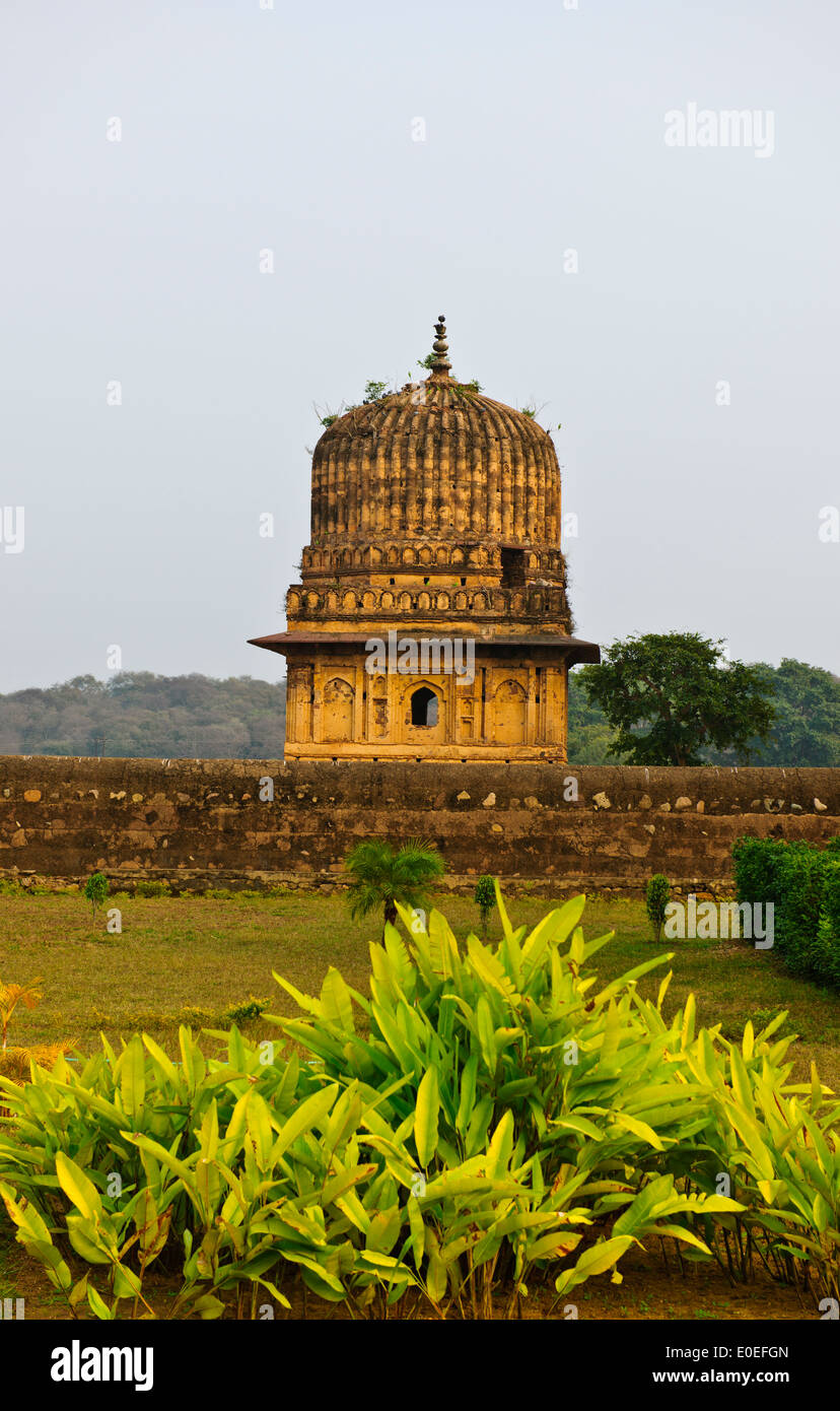 Registi di chhatris a orchha tra cui bir singh deo immagini e ...