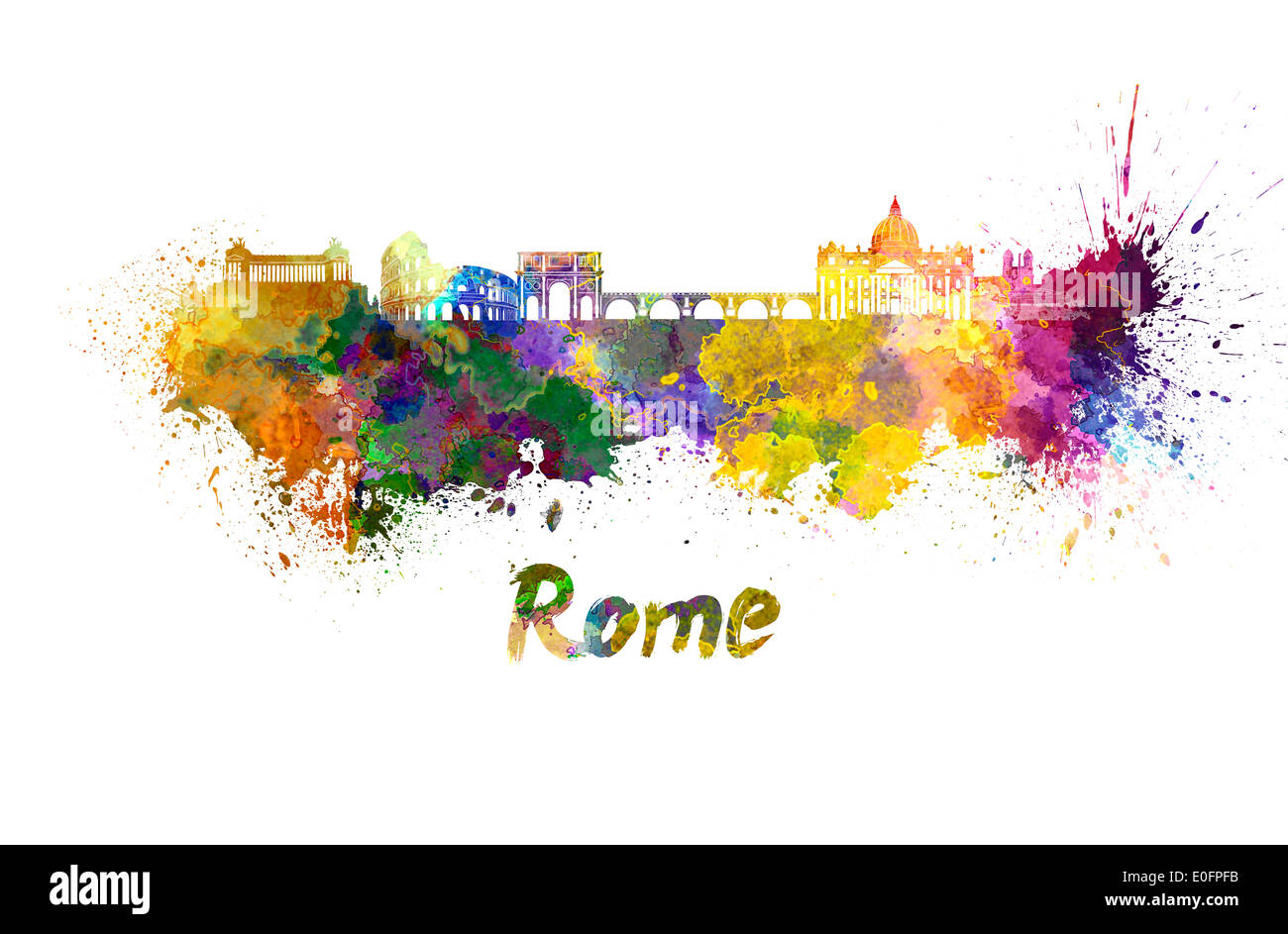 Acquerello roma immagini e fotografie stock ad alta risoluzione - Alamy