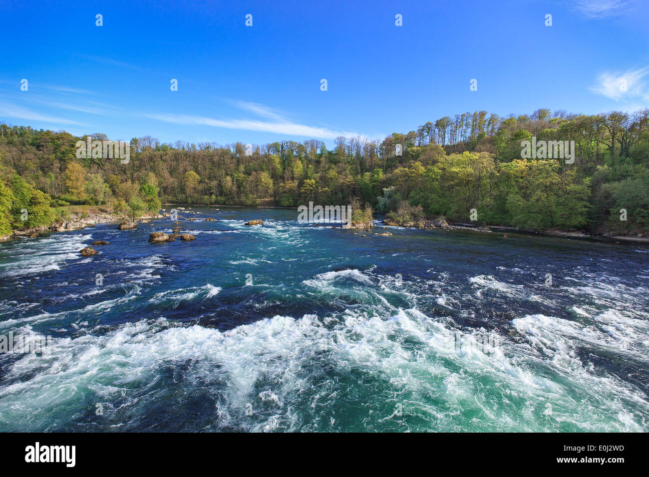 Sopra le cascate del reno immagini e fotografie stock ad alta ...