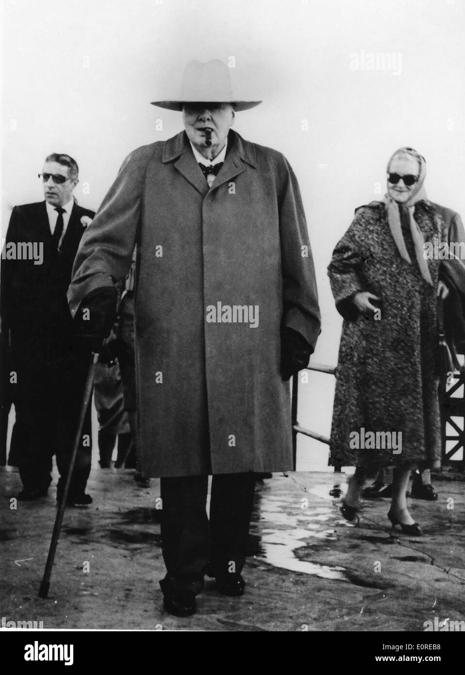 Winston churchill and his wife clementine immagini e fotografie stock ...