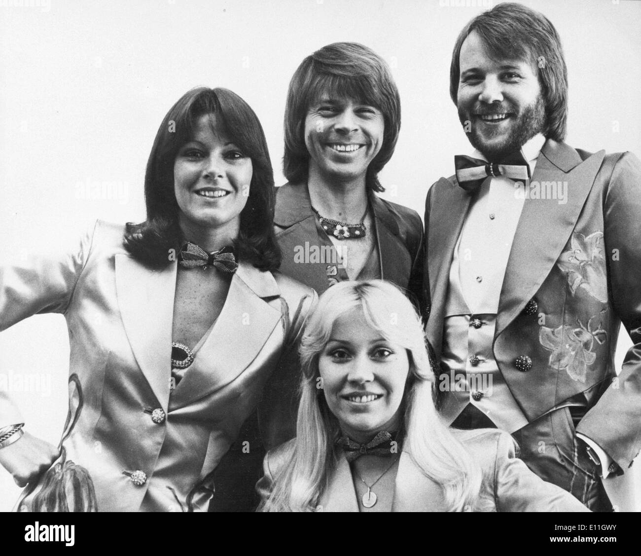 Abba swedish group agnetha faltskog immagini e fotografie stock ad alta ...