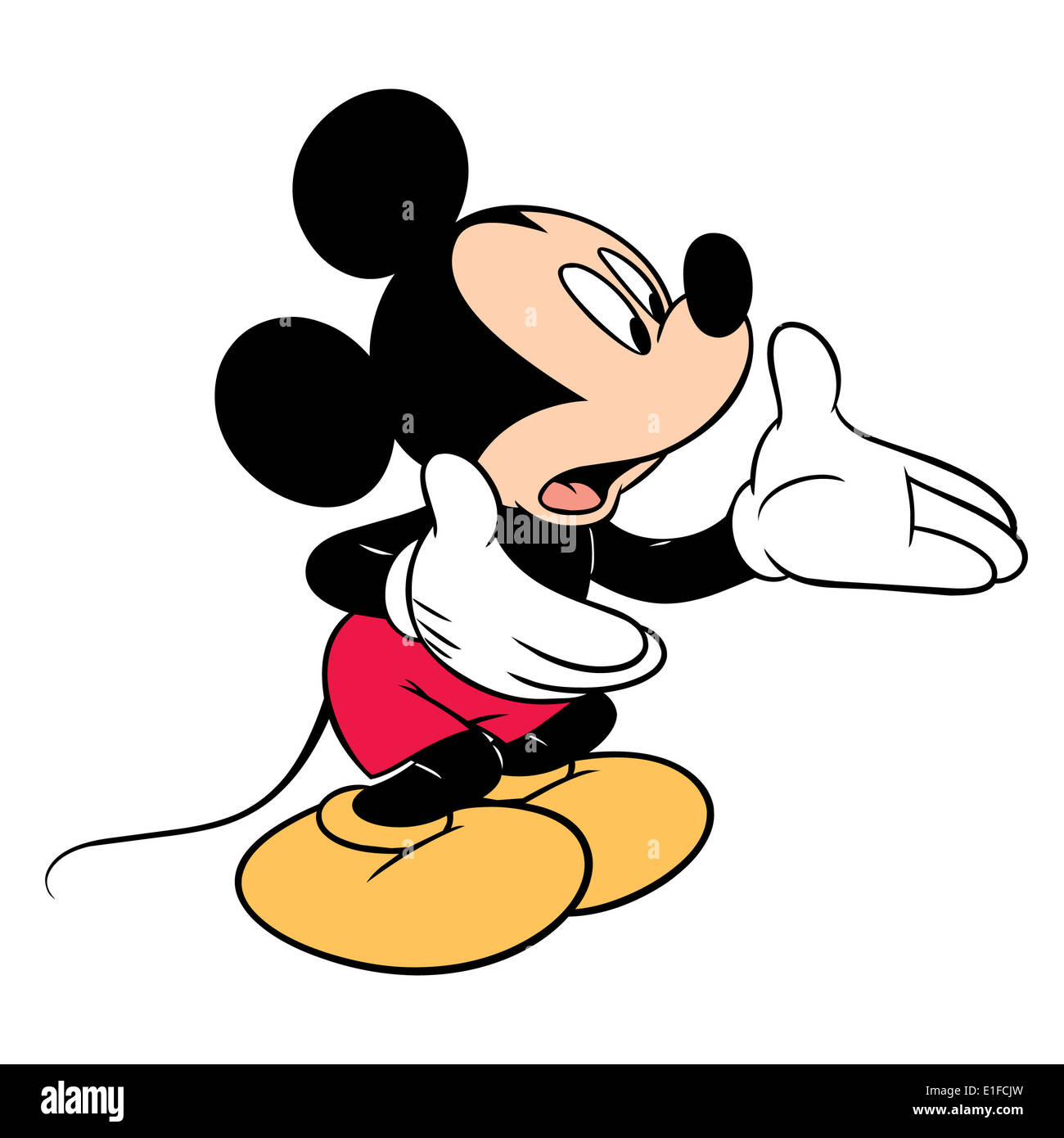 Mickey mouse cartoon immagini e fotografie stock ad alta risoluzione ...