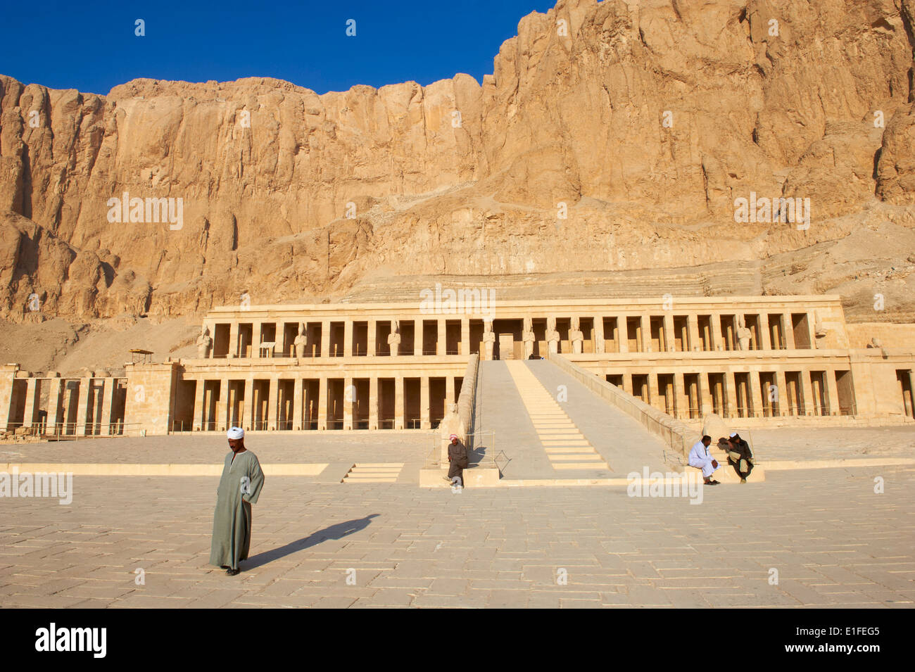 L'Egitto, la Valle del Nilo, Luxor, Tebe, a ovest del fiume Nilo, il ...