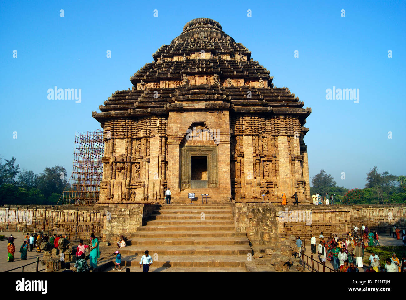 Angolo di fronte konark sun temple immagini e fotografie stock ad alta ...