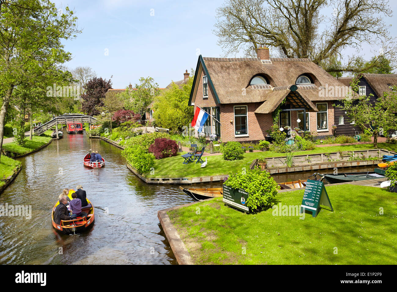 Villaggio di Giethoorn - Paesi Bassi Paesi Bassi Foto stock - Alamy