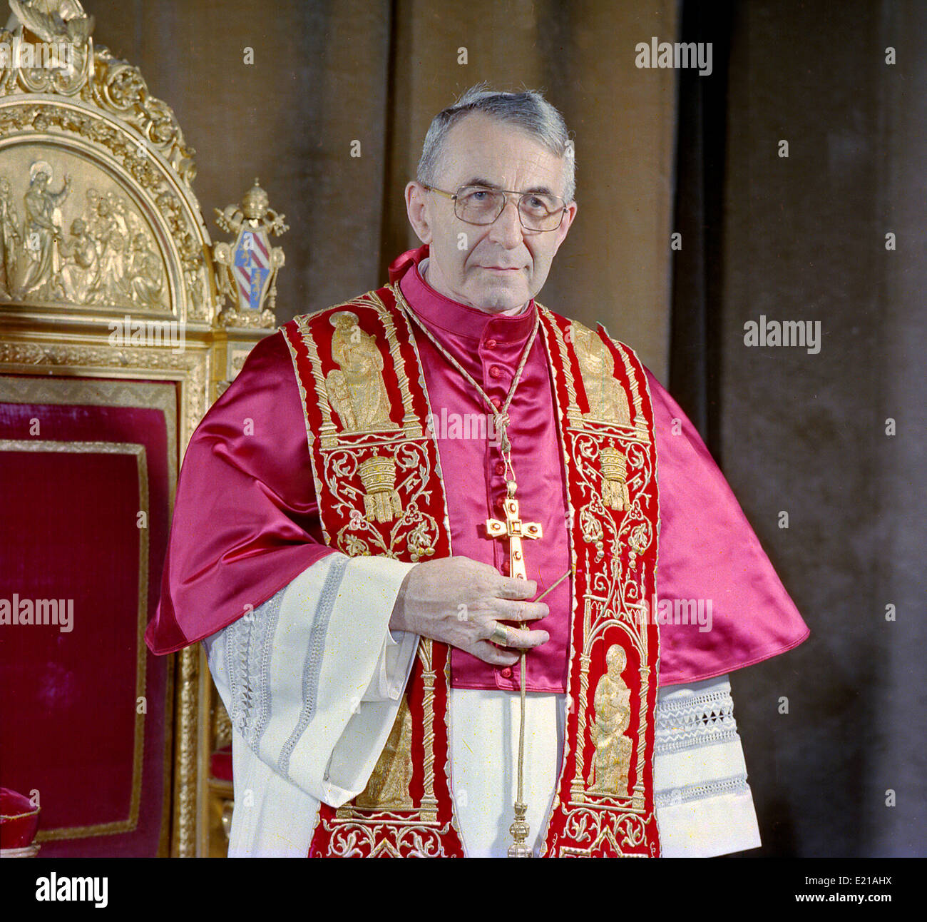 Albino Luciani, Papa Giovanni Paolo I Foto stock - Alamy
