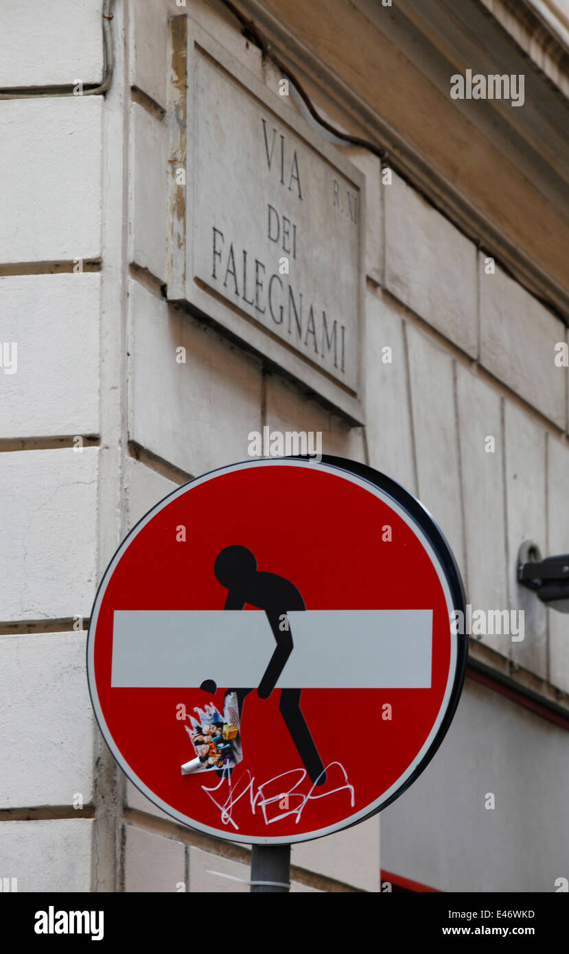 Cartello stradale ironico immagini e fotografie stock ad alta ...