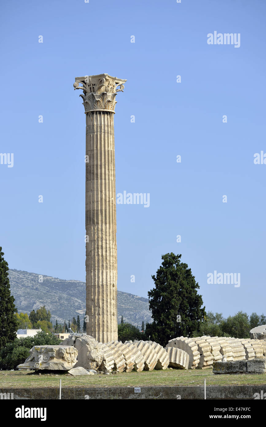 Tempio di zeus olimpico di atene immagini e fotografie stock ad alta ...