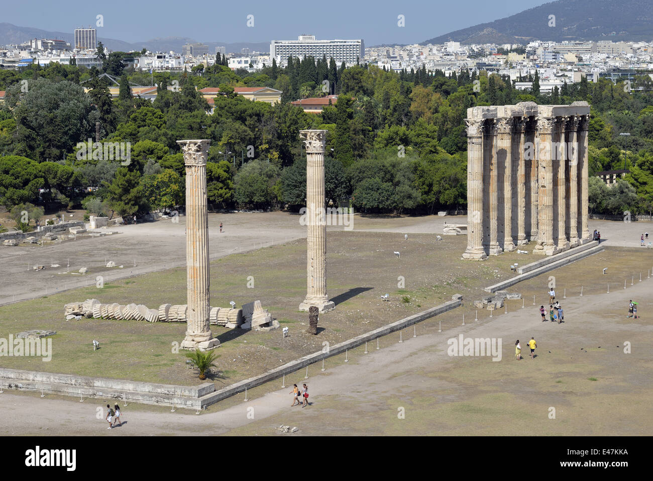 Tempio di zeus olimpico di atene immagini e fotografie stock ad alta ...