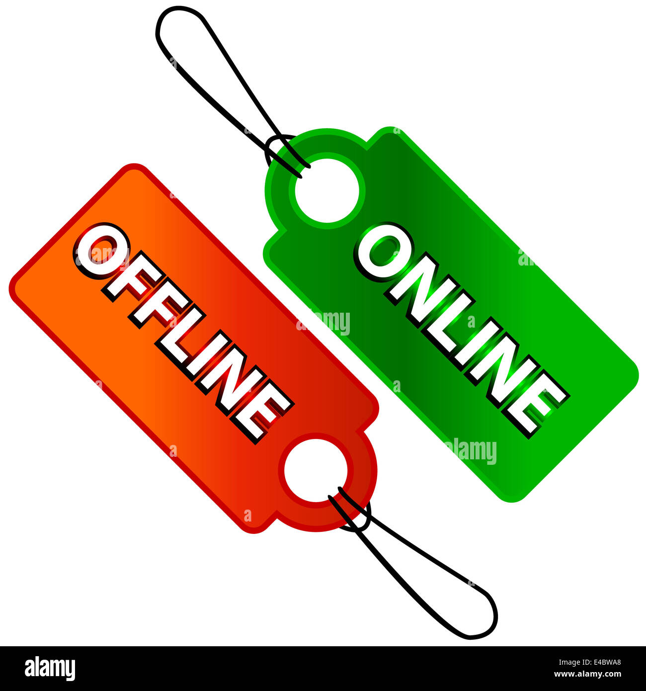Online offline icon immagini e fotografie stock ad alta risoluzione - Alamy