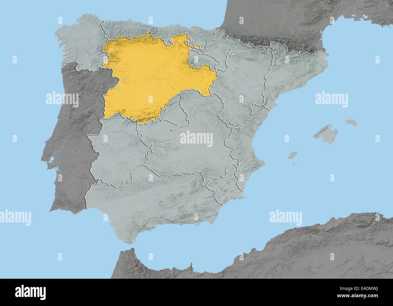 Mappa di castiglia e leon immagini e fotografie stock ad alta ...