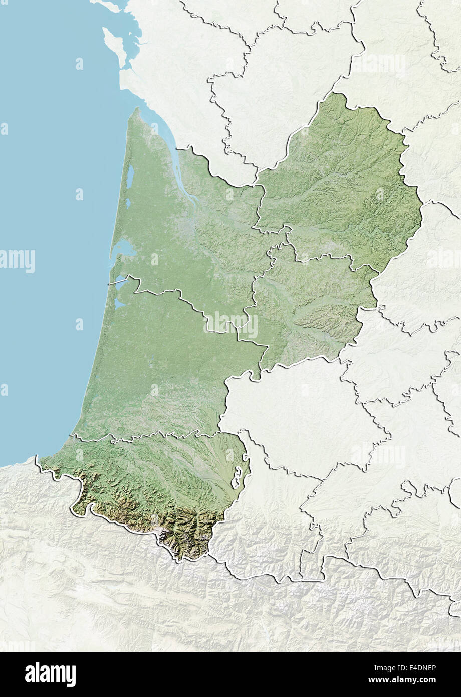 Region alsace france relief map immagini e fotografie stock ad alta ...