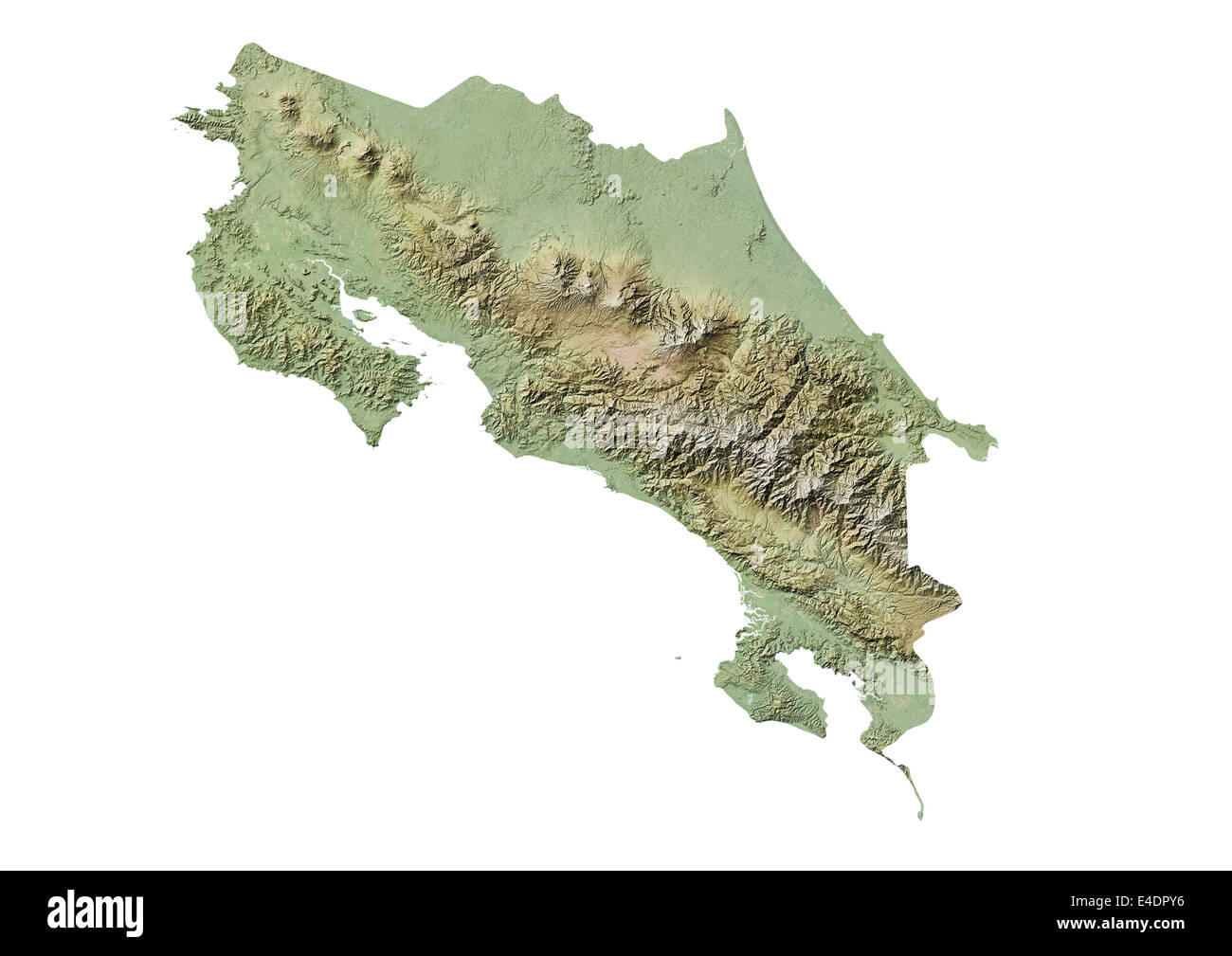 Mappa costa rica immagini e fotografie stock ad alta risoluzione - Alamy