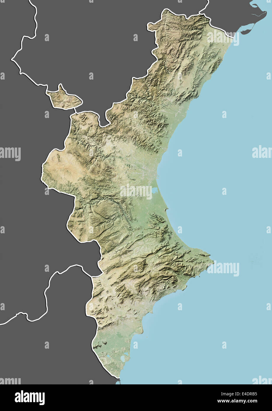 Valencia map immagini e fotografie stock ad alta risoluzione - Alamy