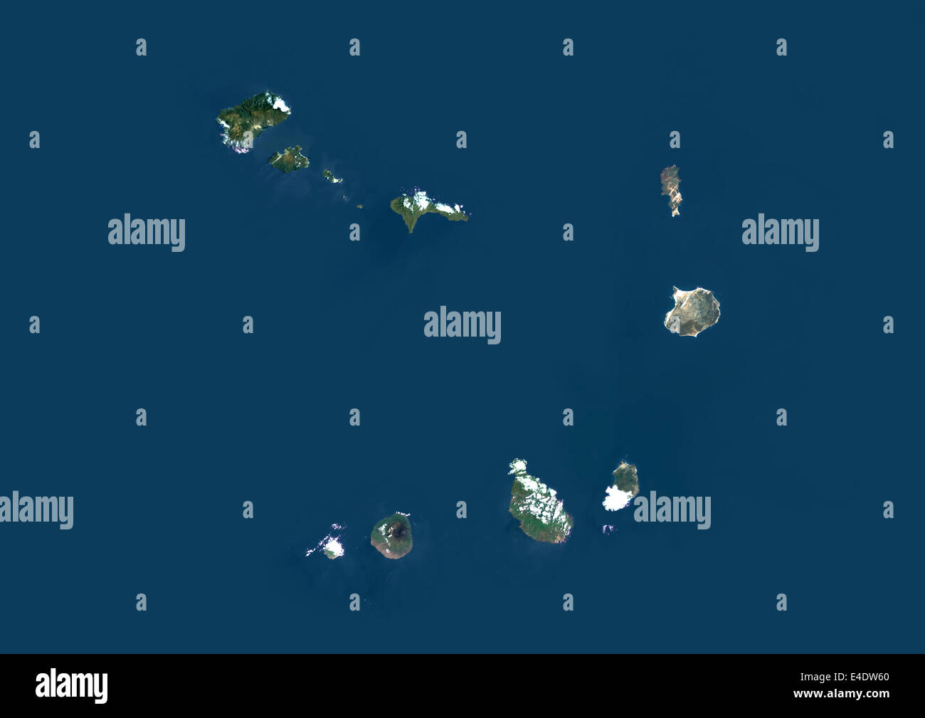 Vista satellitare capo verde archipelago image immagini e fotografie ...