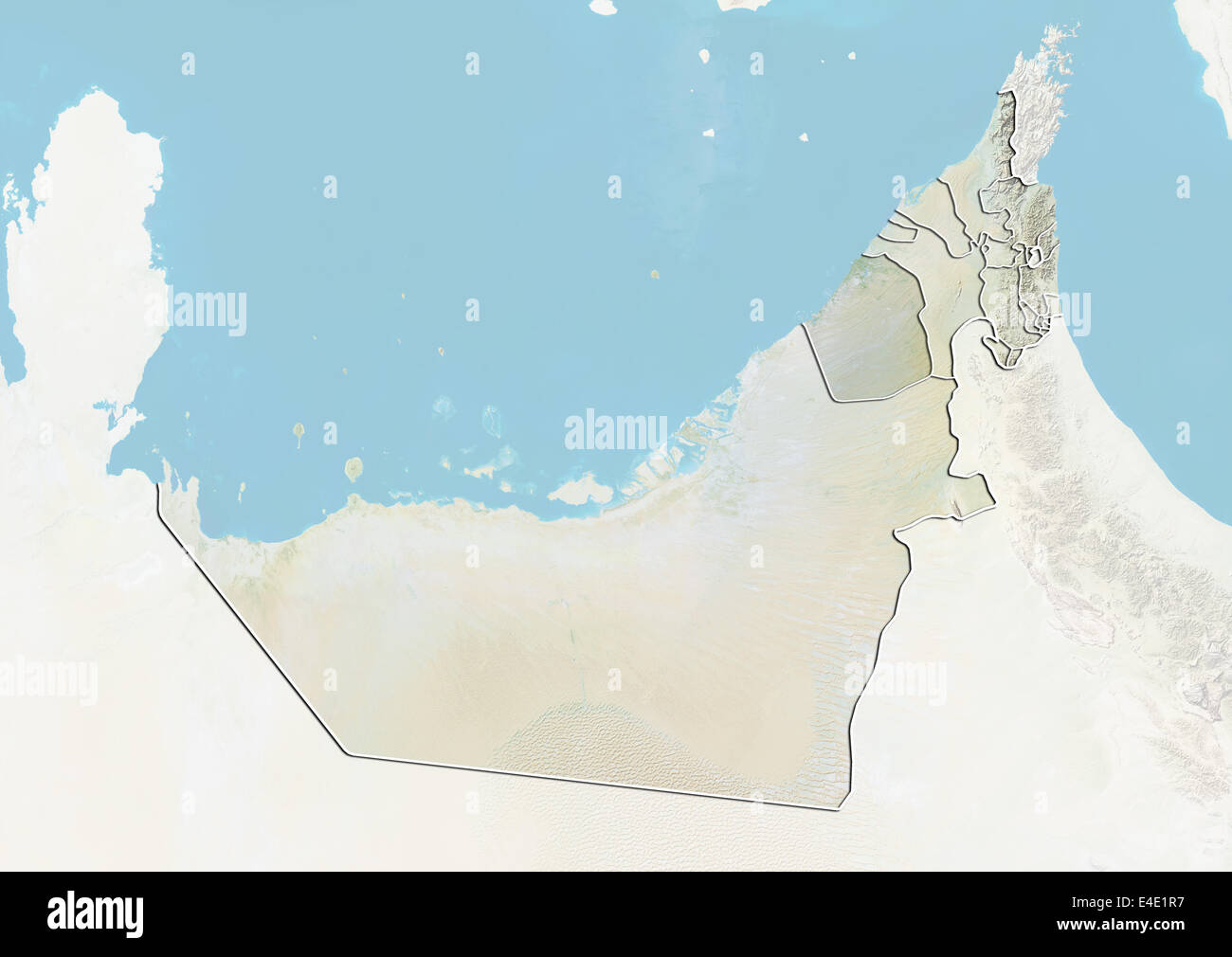 Mappa degli emirati arabi uniti dubai immagini e fotografie stock ad ...