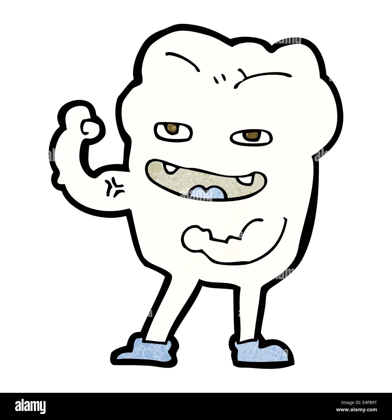 Strong tooth cartoon illustration Immagini senza sfondo e Foto Stock ...