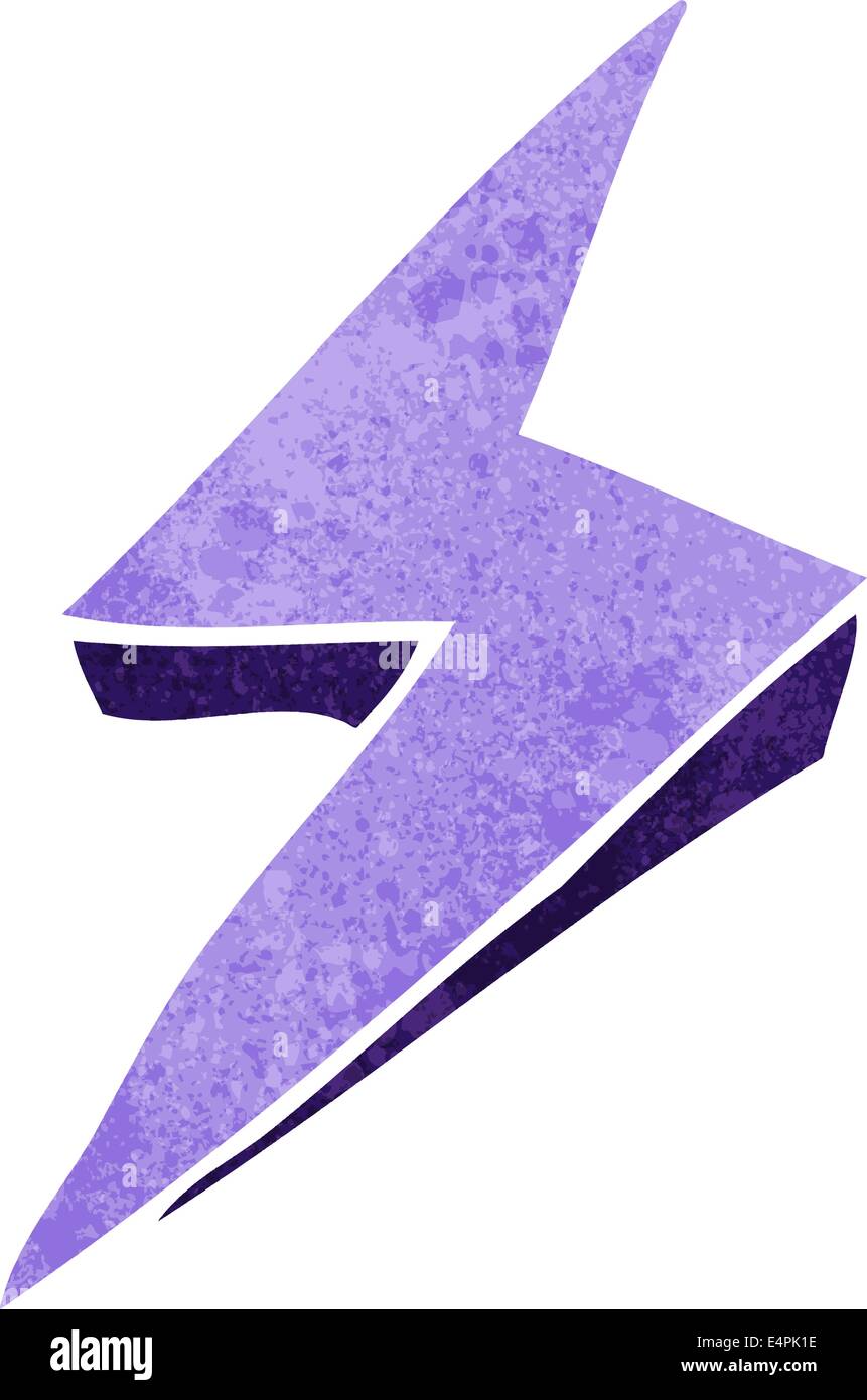 Cartoon lightning bolt symbol Immagini Vettoriali Stock - Alamy