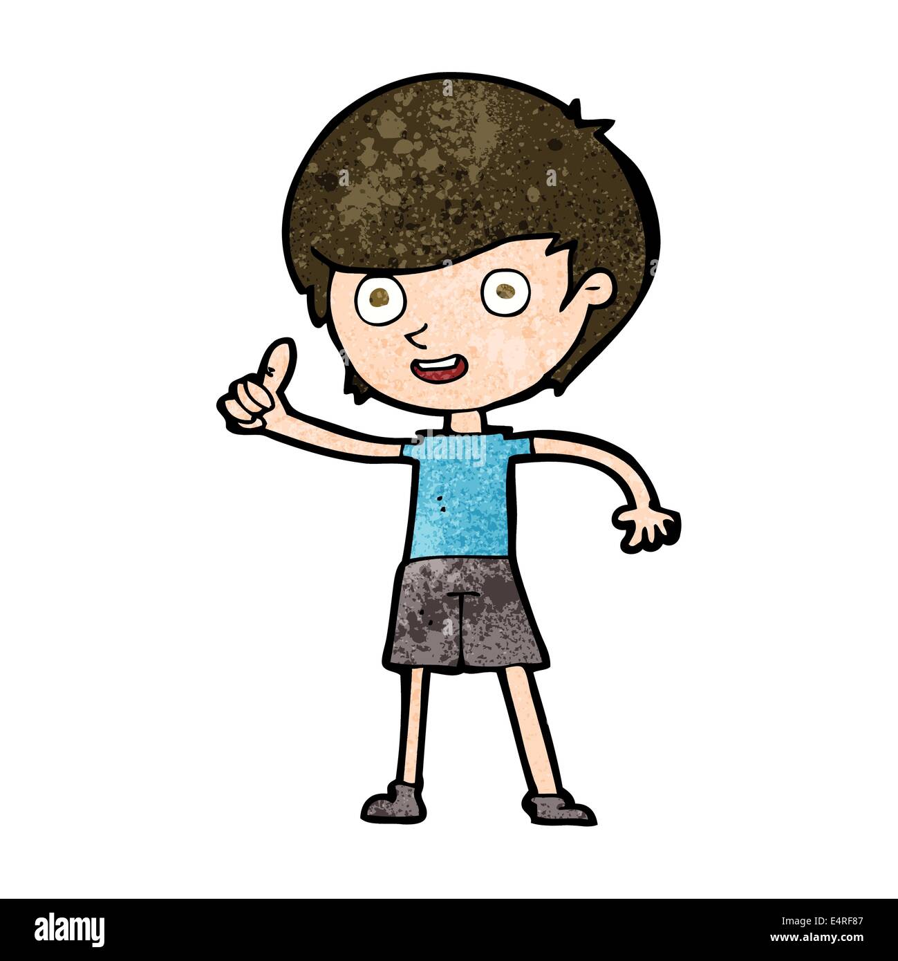 Cartoon boy giving thumbs up immagini e fotografie stock ad alta ...