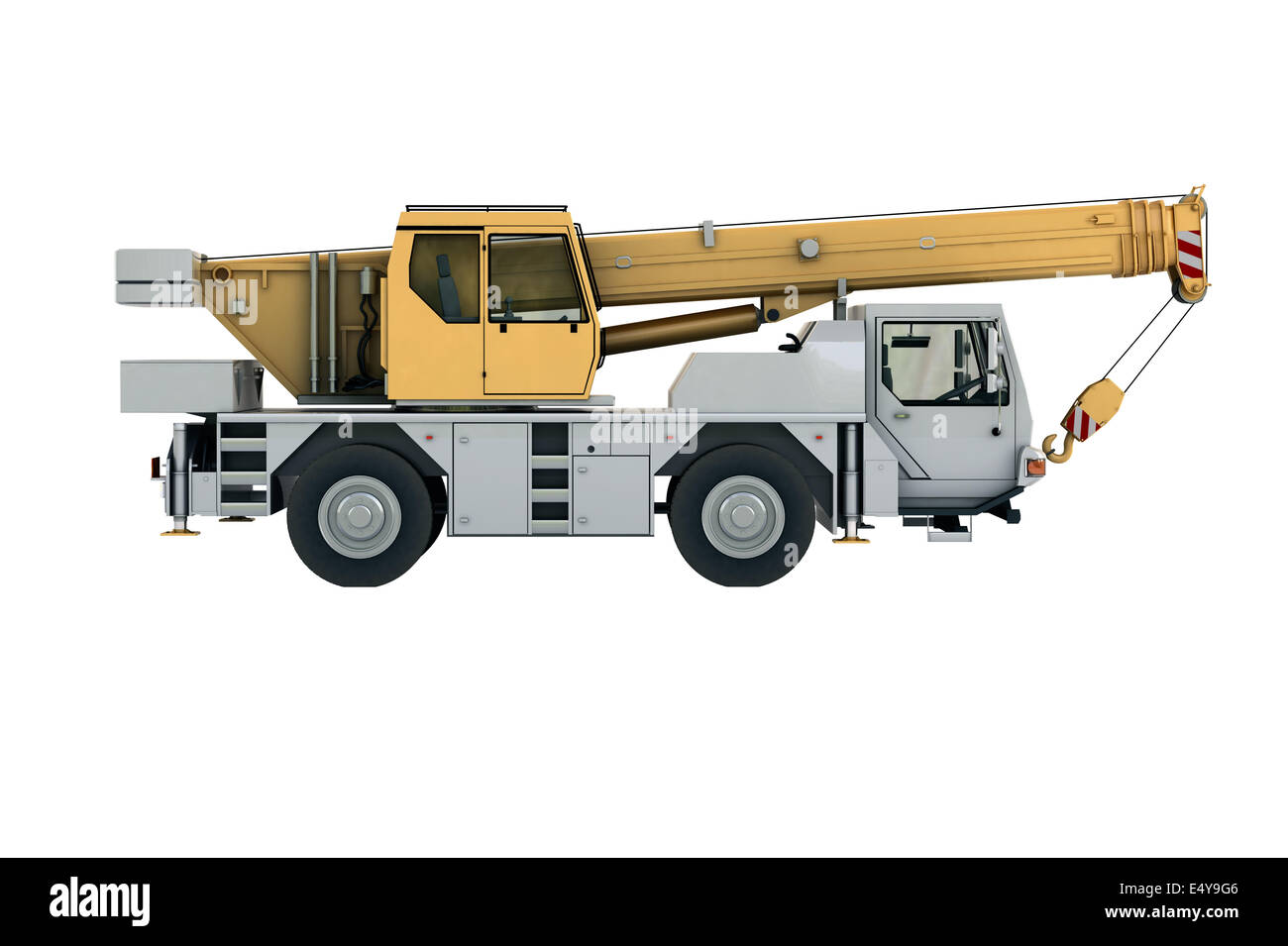 Gru mobile bianca immagini e fotografie stock ad alta risoluzione - Alamy