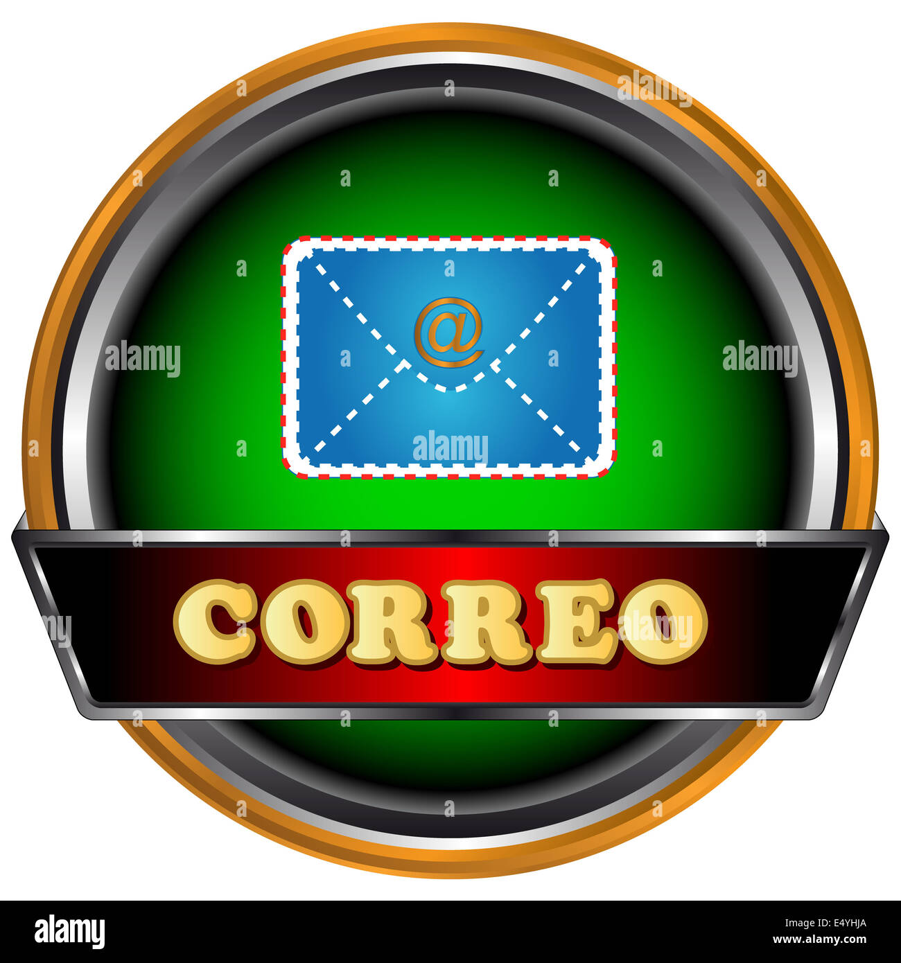 Icona della casella di posta elettronica immagini e fotografie stock ad ...