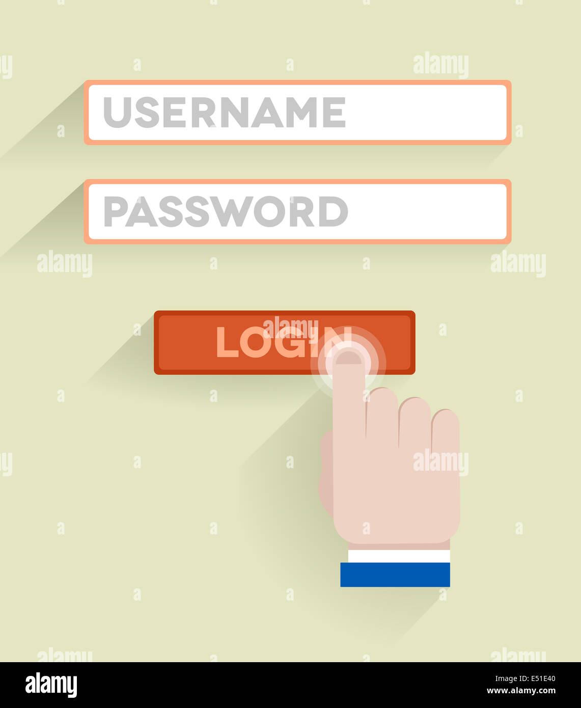 Login screen immagini e fotografie stock ad alta risoluzione - Alamy