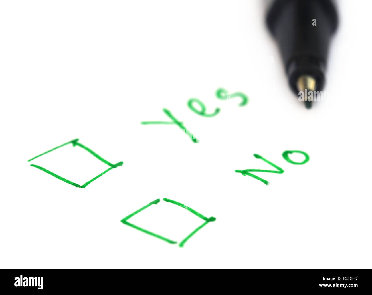 Check mark symbol Immagini senza sfondo e Foto Stock ritagliate - Alamy