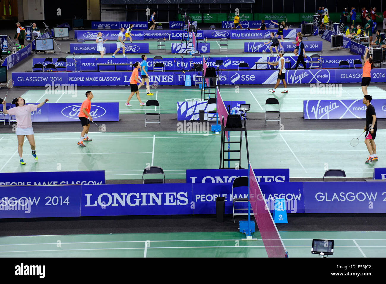 Badminton commonwealth badminton immagini e fotografie stock ad alta ...