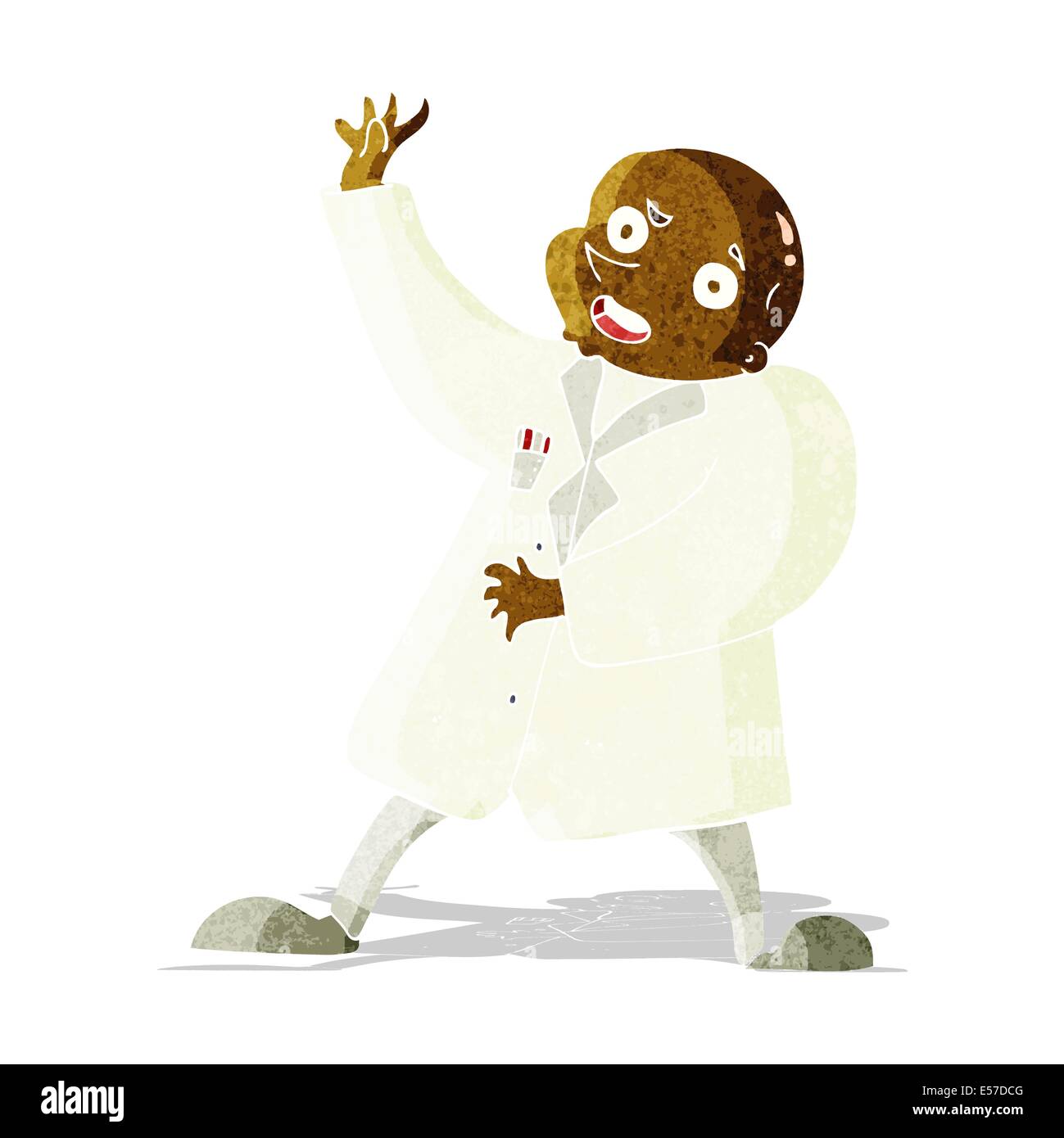 Cartoon mad scientist Immagini Vettoriali Stock - Alamy