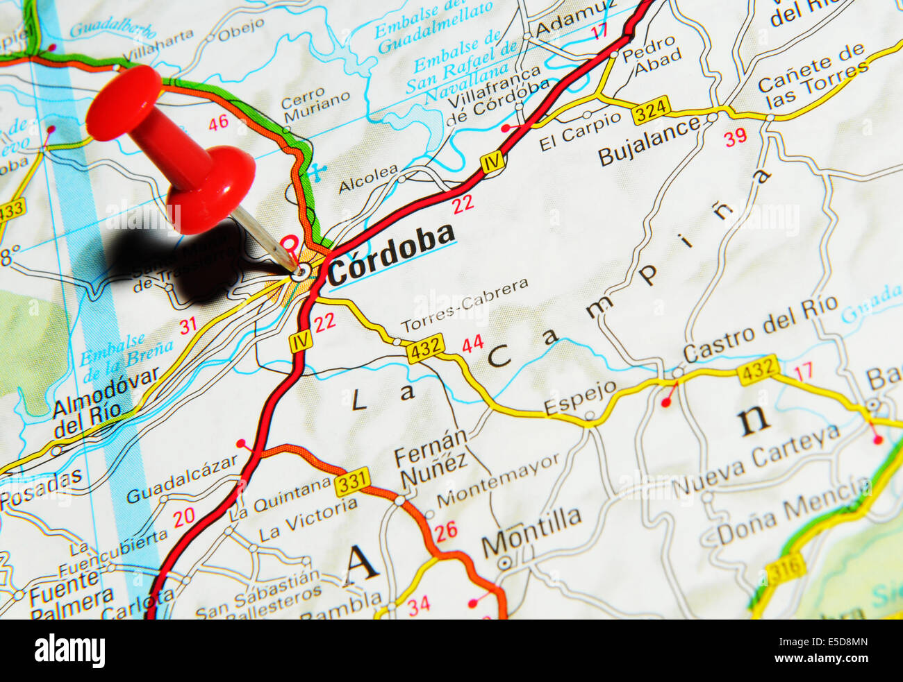 Mappa città di cordoba immagini e fotografie stock ad alta risoluzione ...