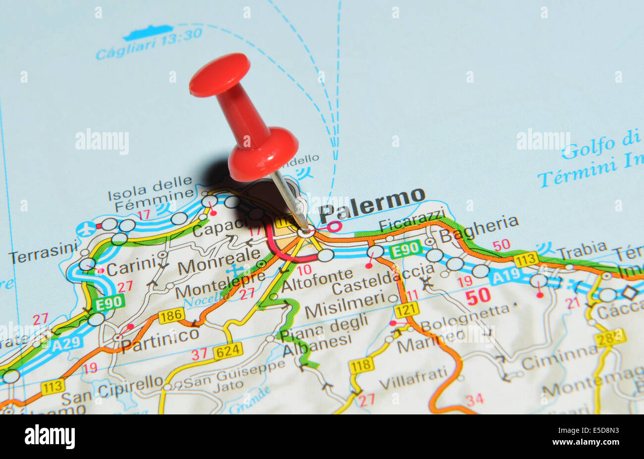 Mappa di palermo immagini e fotografie stock ad alta risoluzione - Alamy