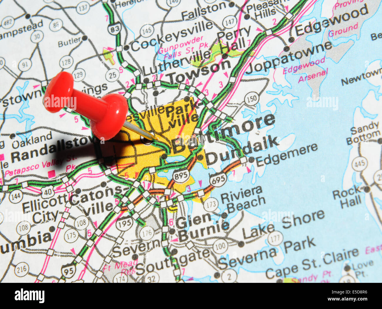 Mappa di baltimora immagini e fotografie stock ad alta risoluzione - Alamy