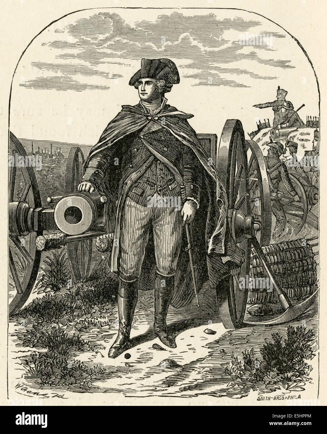 George washington nella battaglia di princeton immagini e fotografie ...