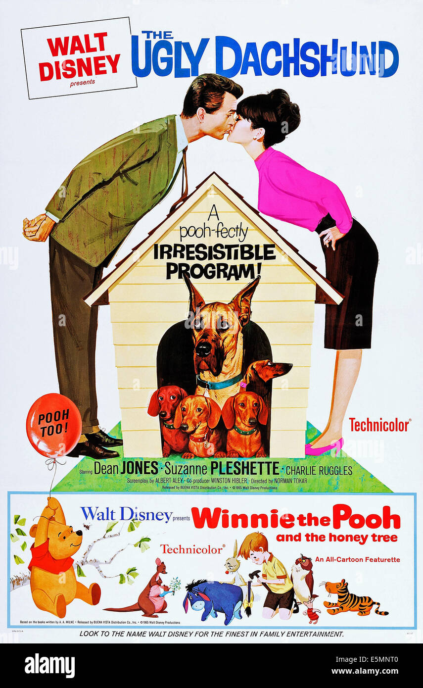 Il brutto bassotto (sul doppio poster con WINNIE THE POOH E IL MIELE ...