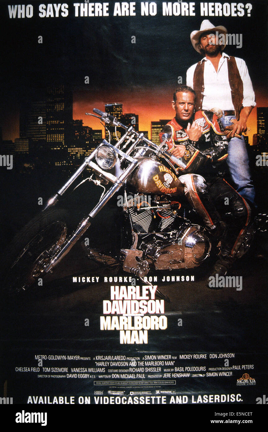 Mickey Rourke Harley Davidson Marlboro Immagini e Fotos Stock - Alamy