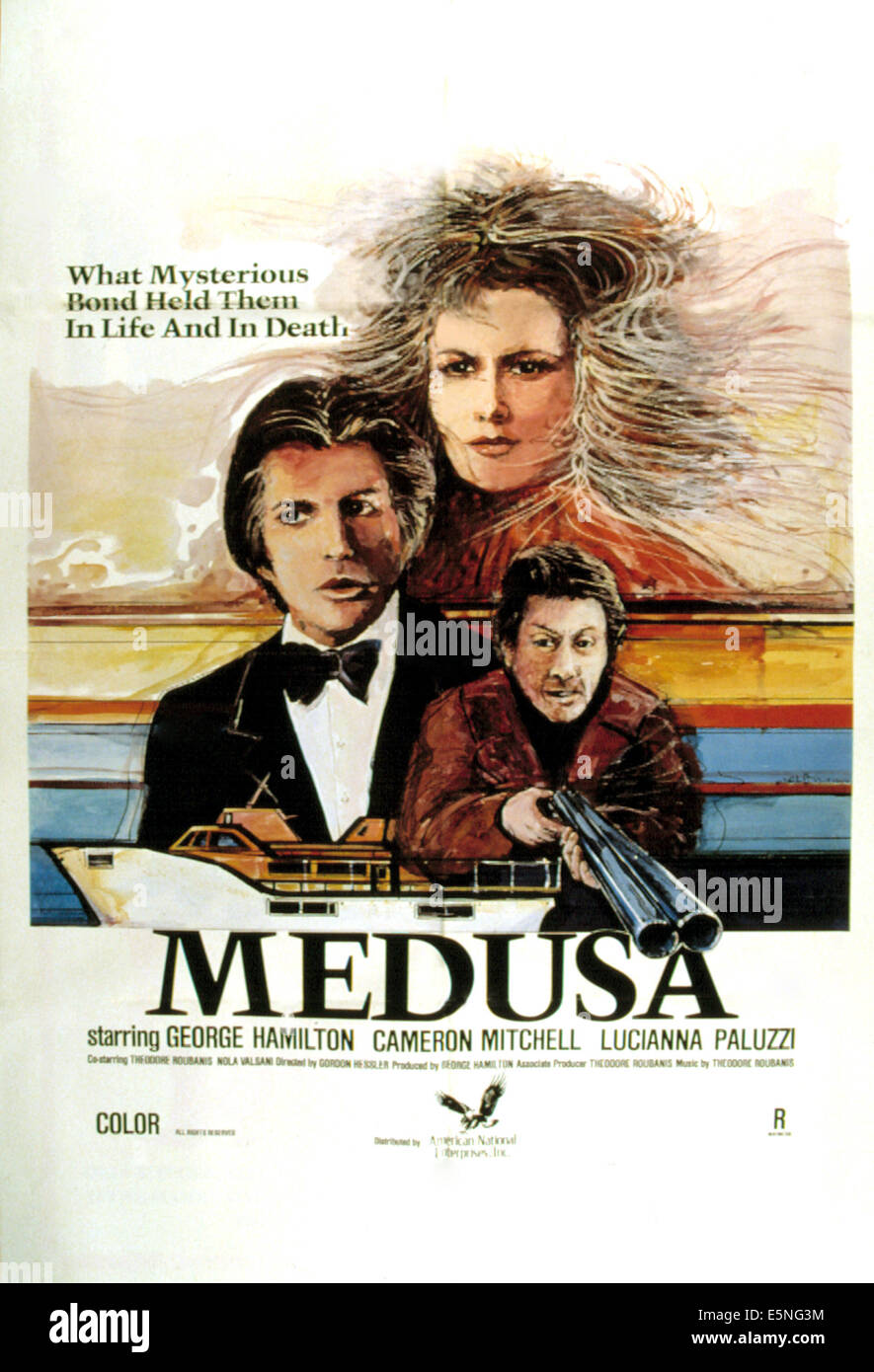 MEDUSA, George Hamilton, Luciana Paluzzi, Cameron Mitchell, 1973 Foto ...
