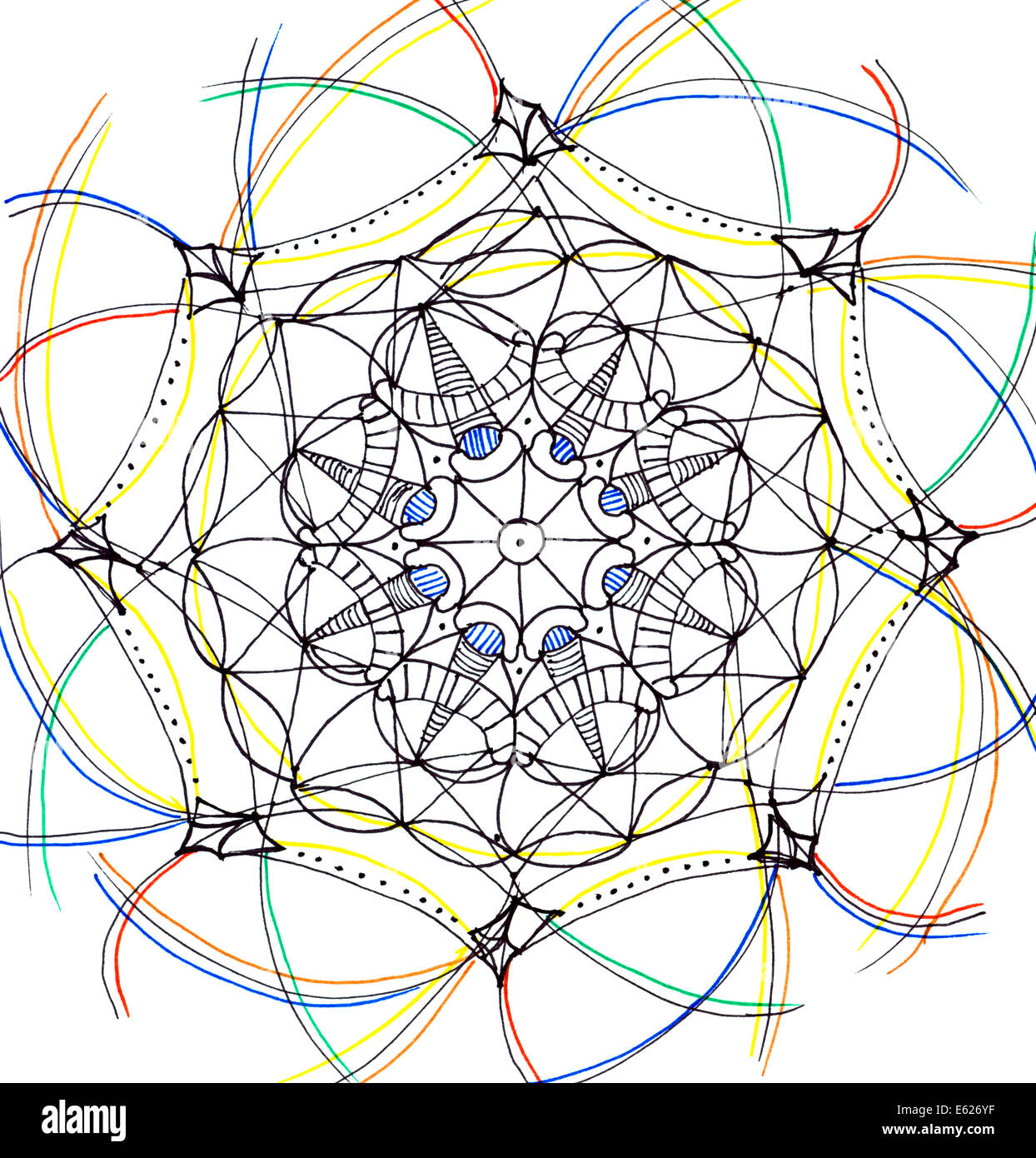 Mandala colorato immagini e fotografie stock ad alta risoluzione - Alamy