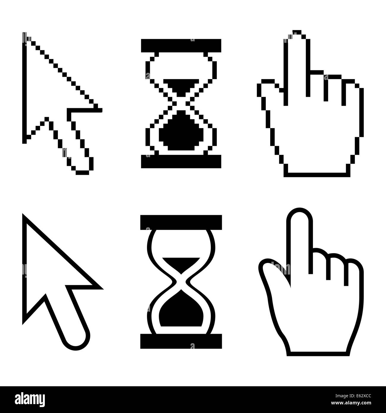 Cursori pixel immagini e fotografie stock ad alta risoluzione - Alamy