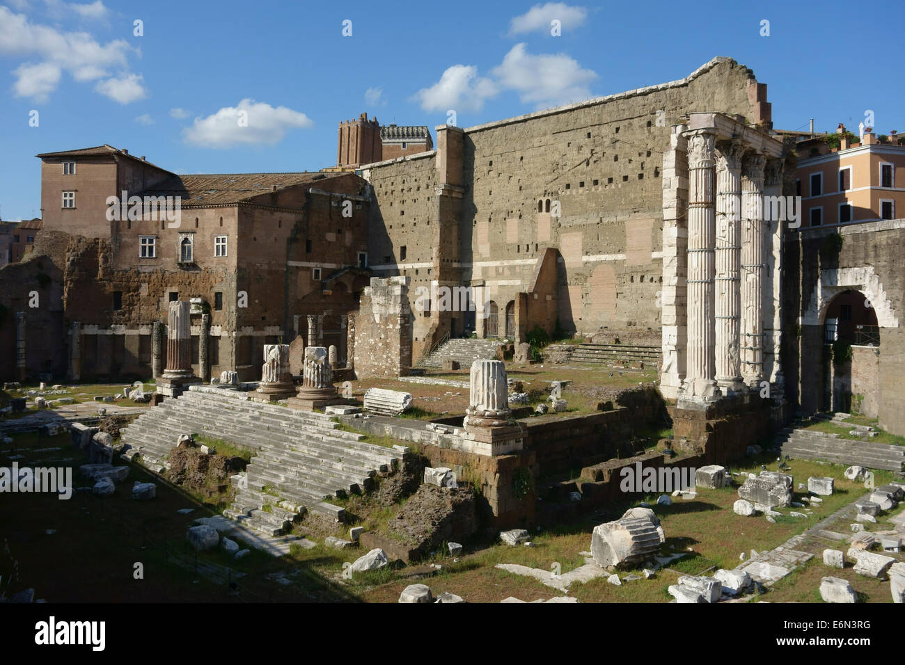 Foro di Augusto Roma Foro di Augusto Italia Foto stock - Alamy