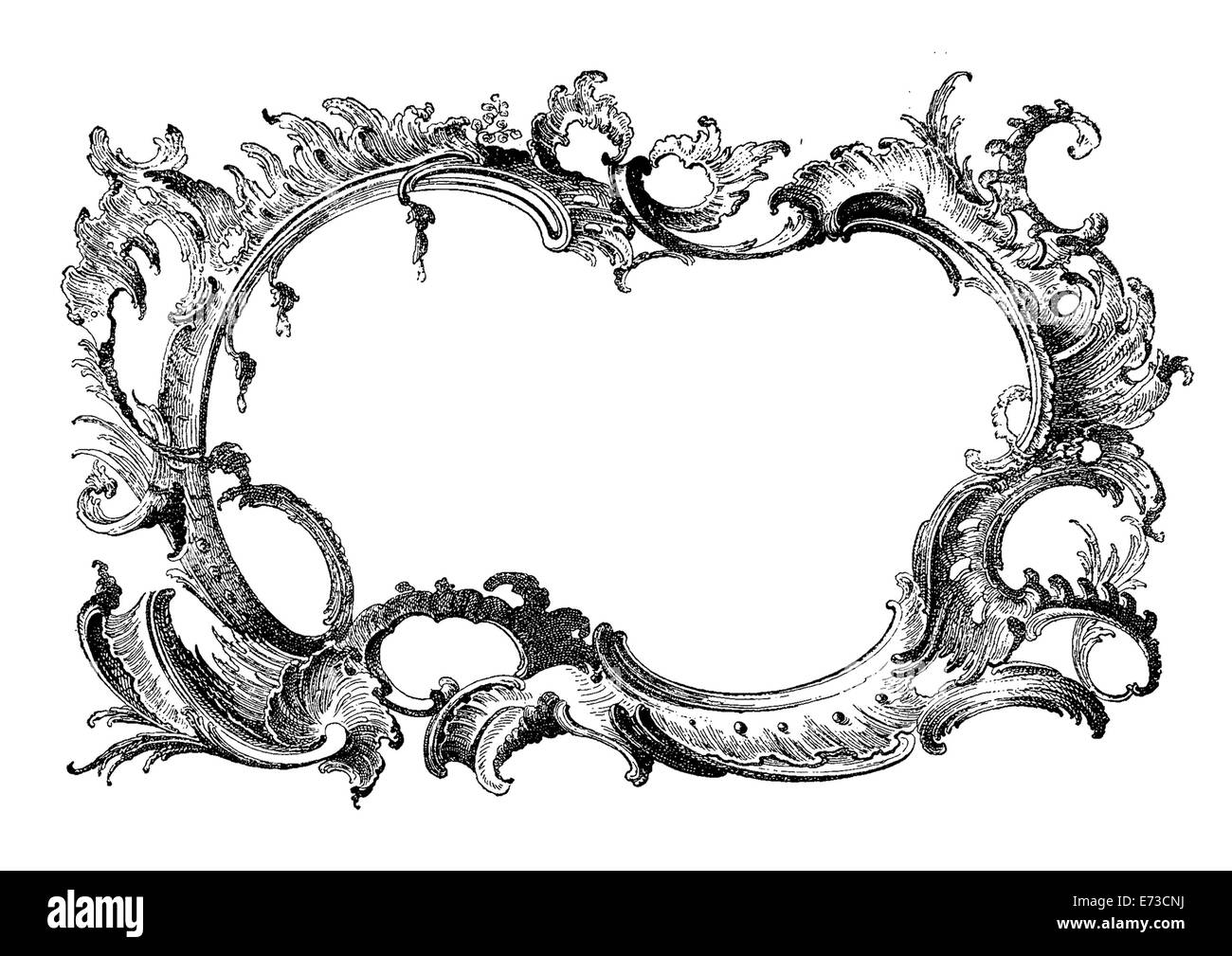 Cornice barocca disegno immagini e fotografie stock ad alta risoluzione ...