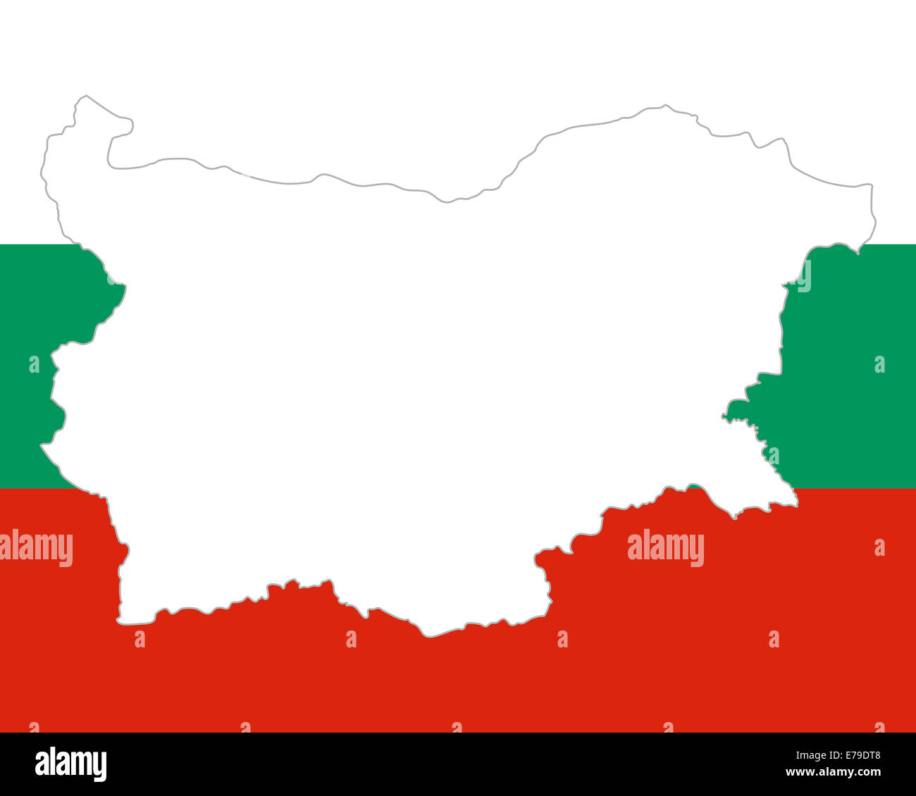 Mappa di bandiera bulgaria immagini e fotografie stock ad alta ...