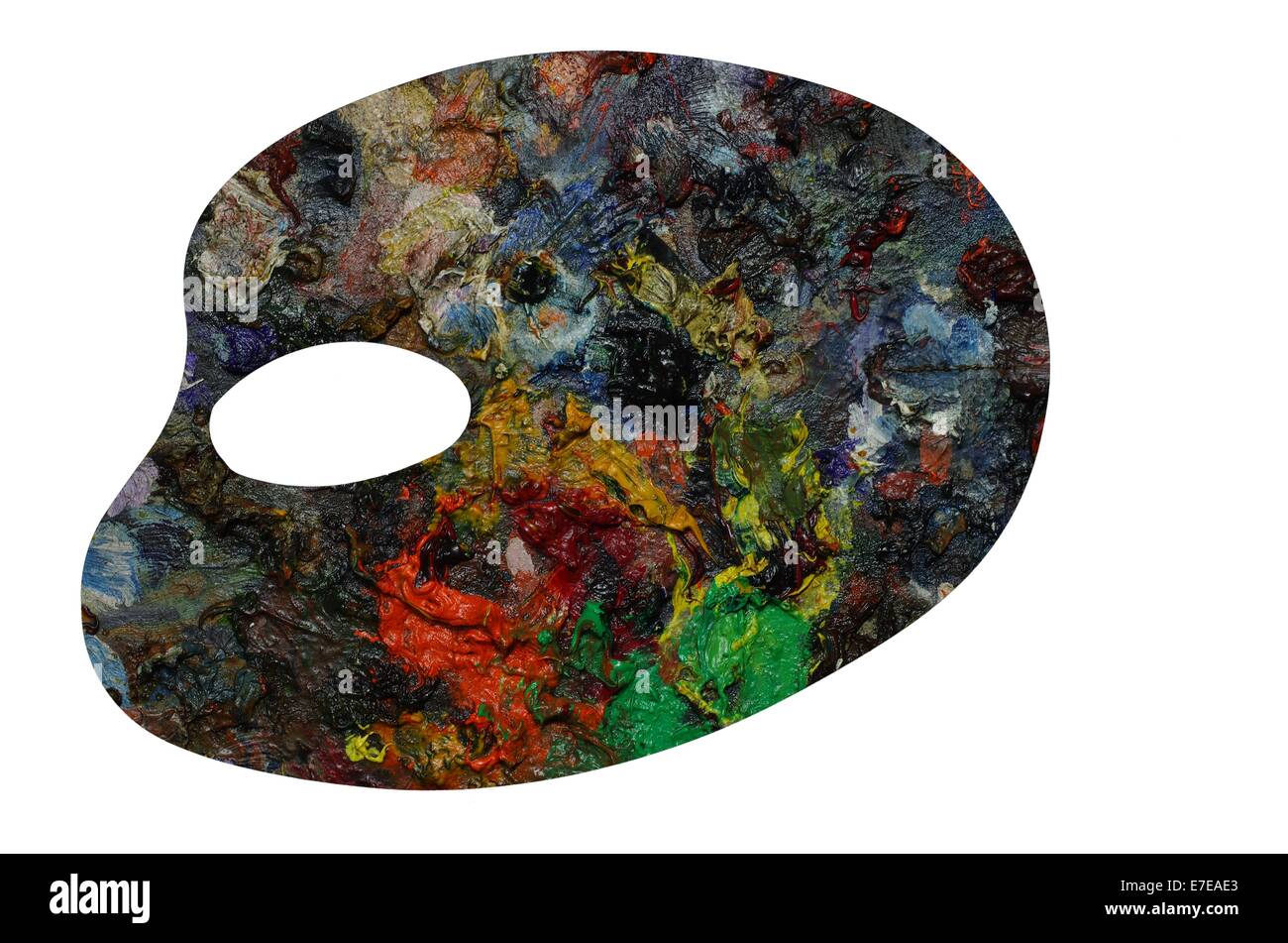 Tavolozza dei colori dei pittori immagini e fotografie stock ad alta ...