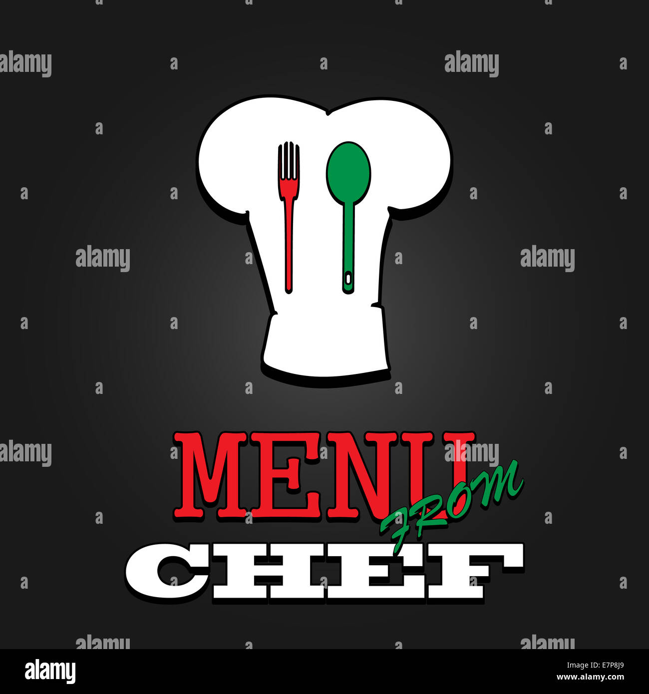 Disegno della copertina del menu immagini e fotografie stock ad alta ...