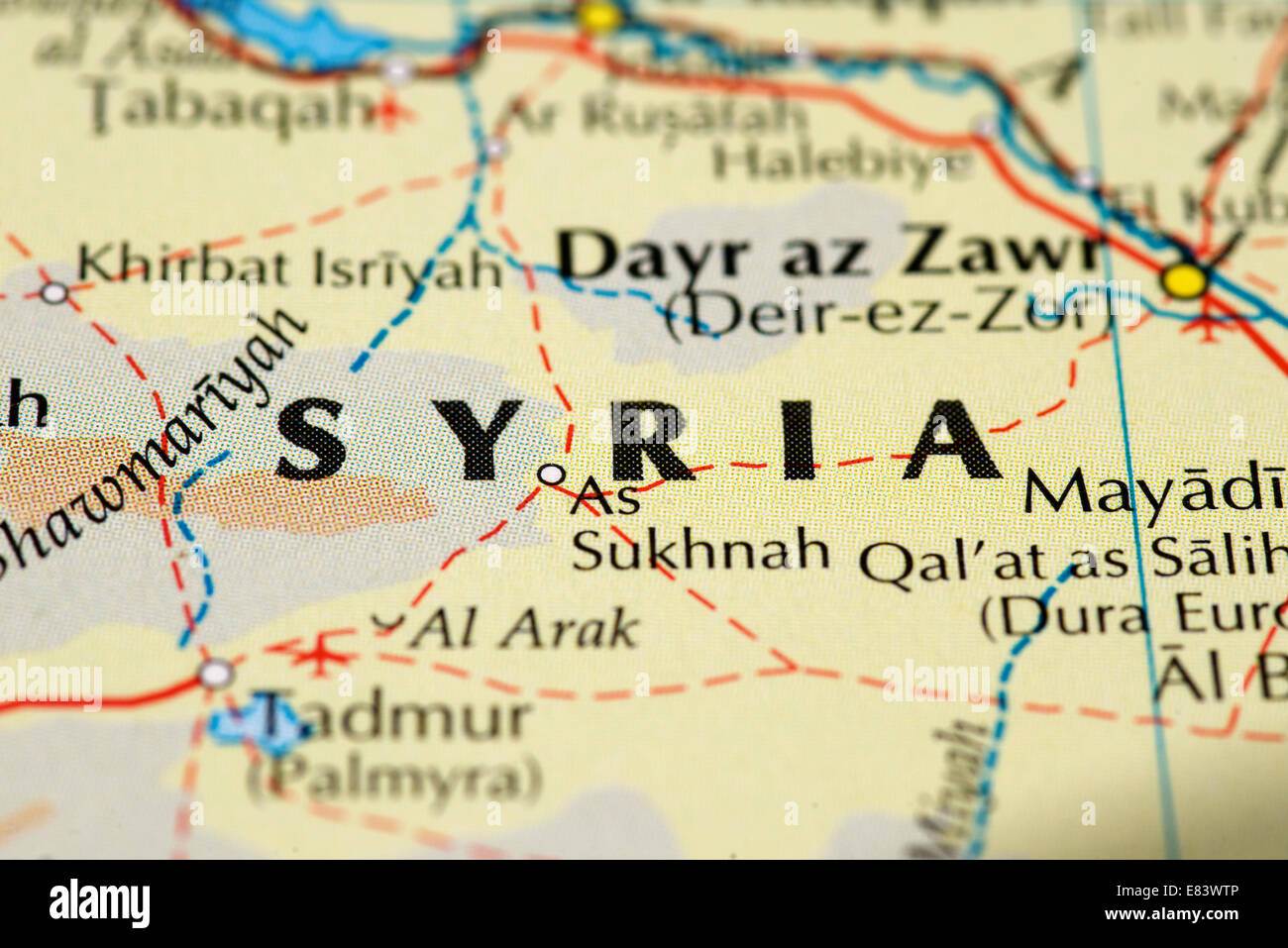 Mappa della siria immagini e fotografie stock ad alta risoluzione - Alamy