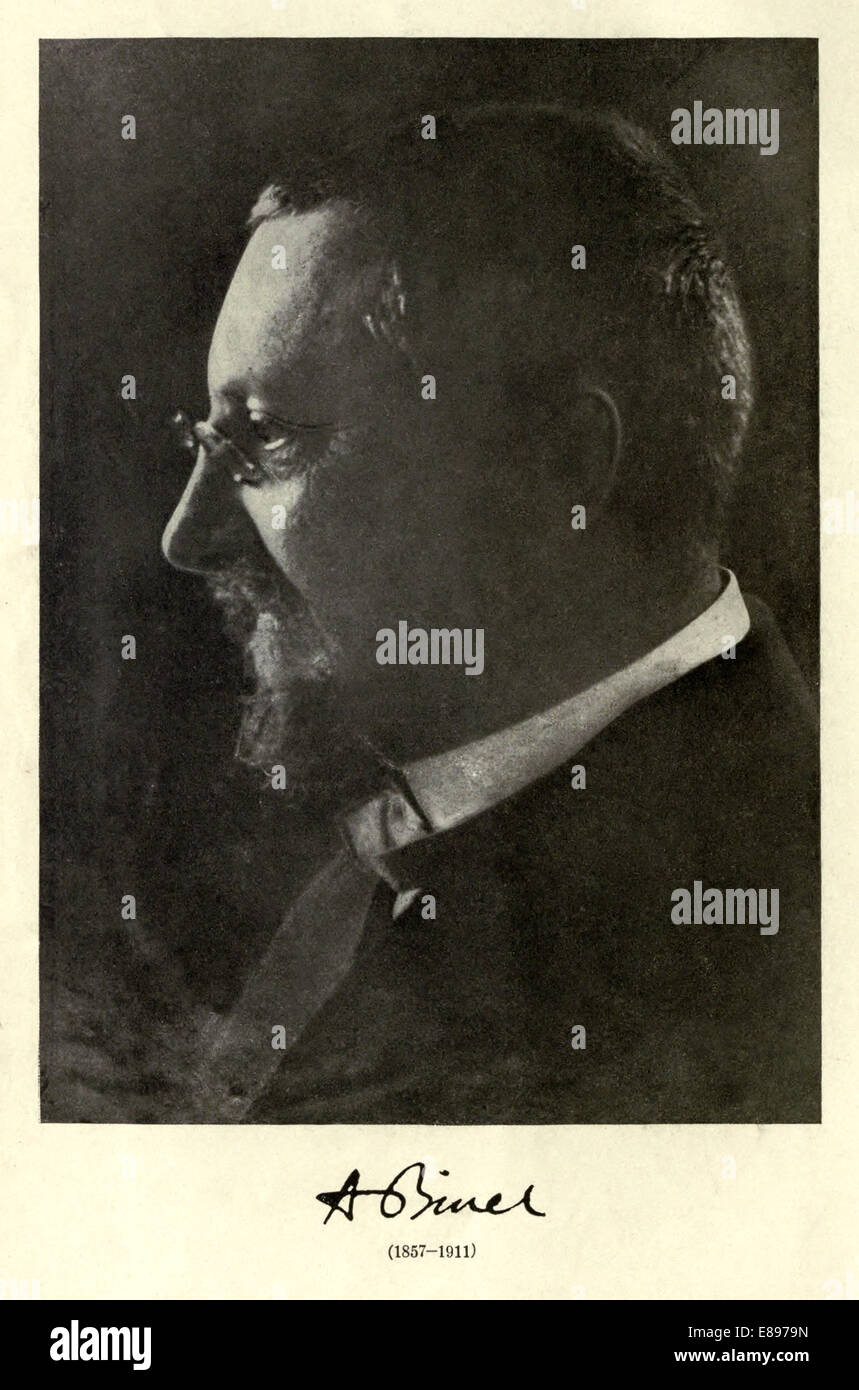 Alfred Binet (1857-1911) psicologo francese che ha inventato il primo ...