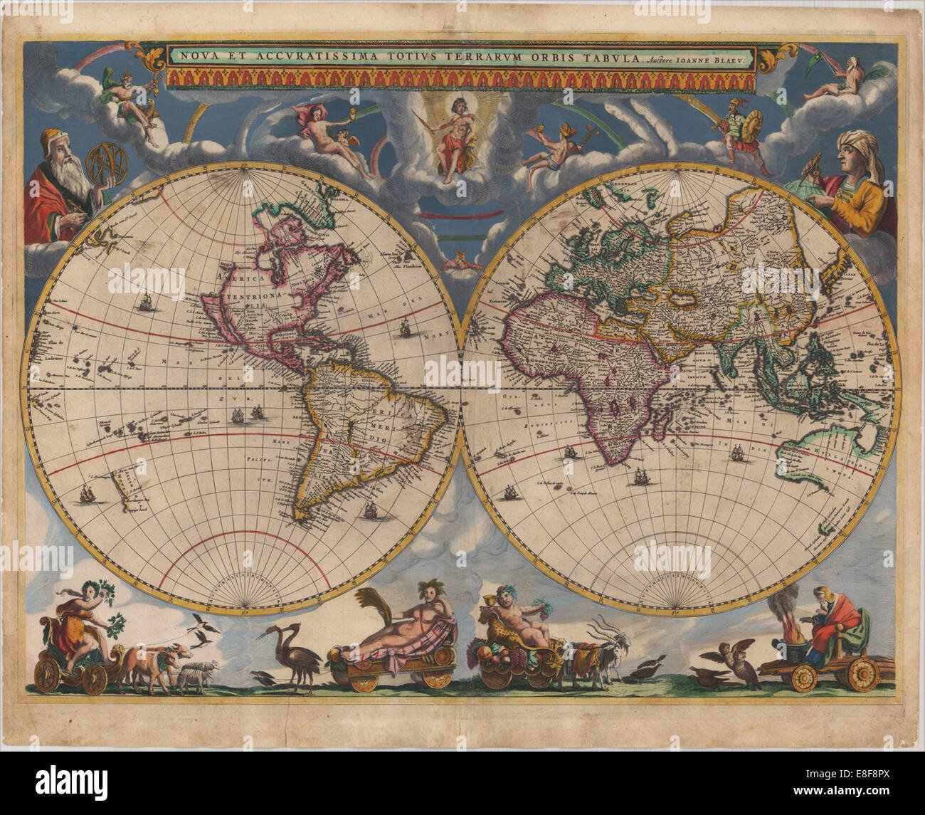 Mappa dell'emisfero mappa immagini e fotografie stock ad alta ...